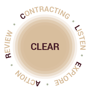 The CLEAR model. Coaching for coaches